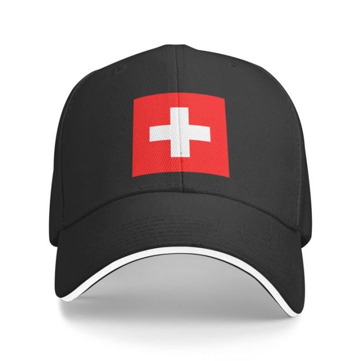 Personalized Flag Of Switzerland Baseball Cap for Men Women Adjustable ...