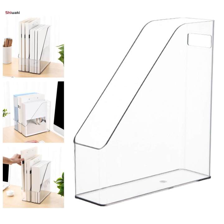 Vertical Slim Desktop Magazine File Holder Organization for Apartment ...