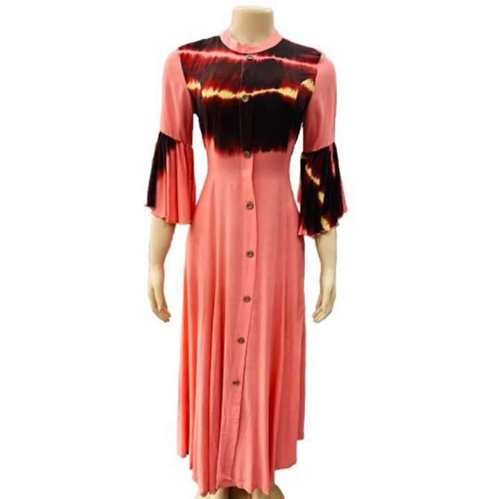 New Model Long Frocks-Onion colour | Daraz.lk