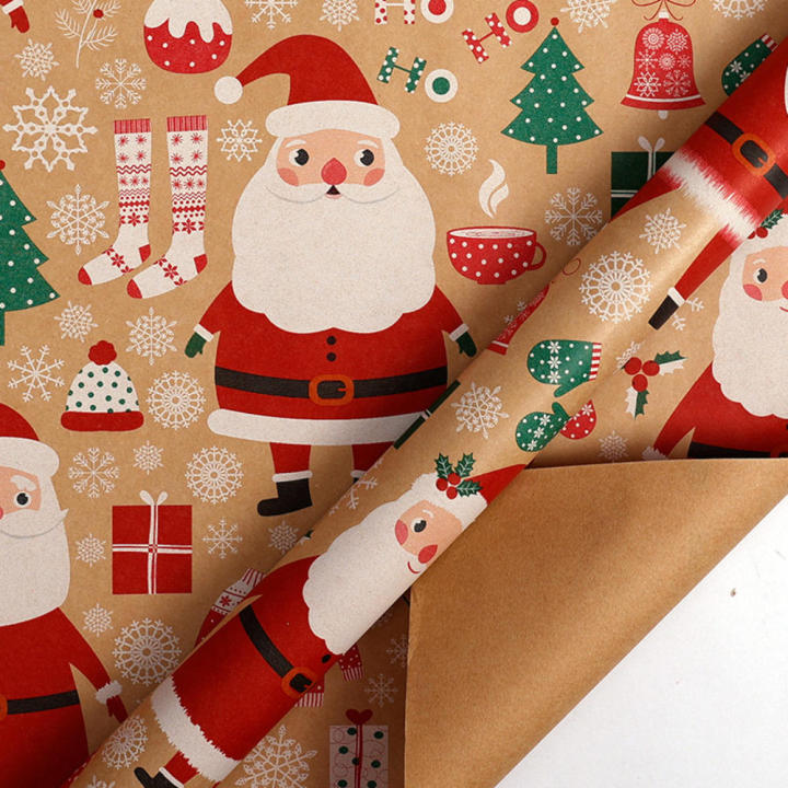 Thick Vintage Gift Wrap Sturdy Gift Wrapping Paper Roll Classic Cute ...