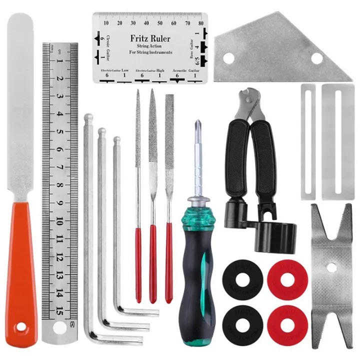Luthier Guitar Care Kit Repair Maintenance Tools Full Set Guitar Tool ...