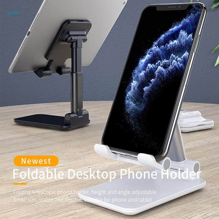 Adjustable Portable Desktop Phone Stand Desk Holder Tablet Pink | Daraz.lk