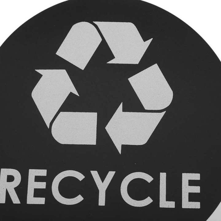 Trash Label 20PCS/Set Round Recycle Sticker Decal Garbage Waste Can ...