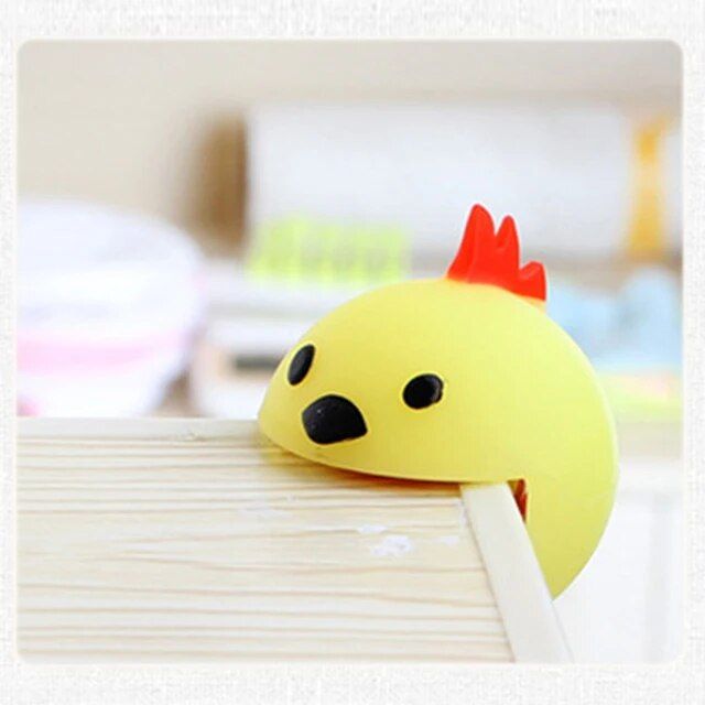 【LuckyBabyFans Store】Cute Cartoon Safety Silicone Protector Table ...