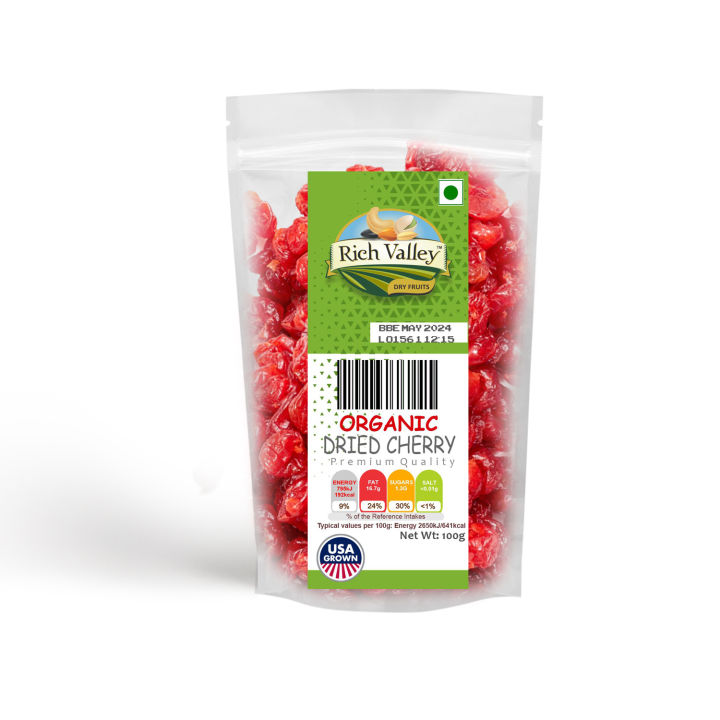 Organic dried cherry 100g | Daraz.lk