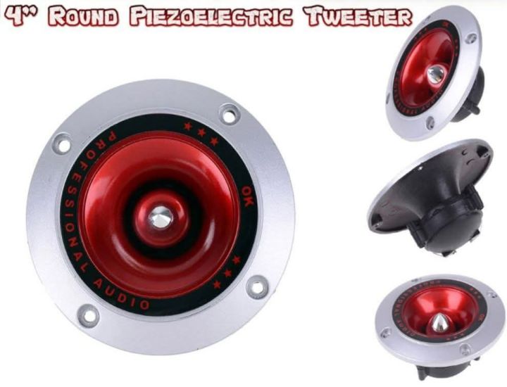 High-Performance Piezoelectric Tweeter – Round Design | 75-150W | 4-8 ...