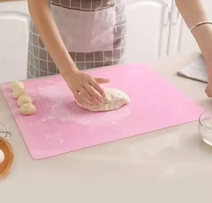 Silicon Fondant Rolling Mat or Silicone Baking Sheet Large with ...