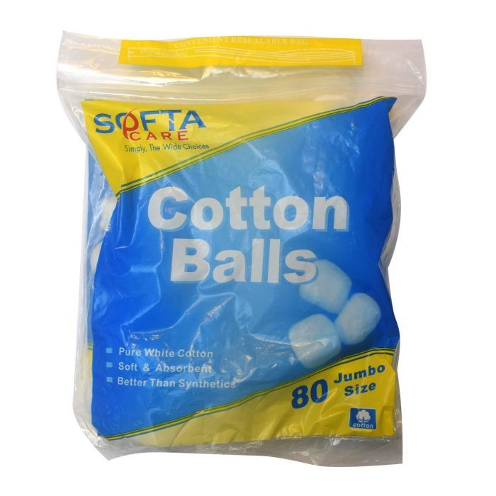 Softa Care Cotton Balls 80Pcs | Daraz.lk