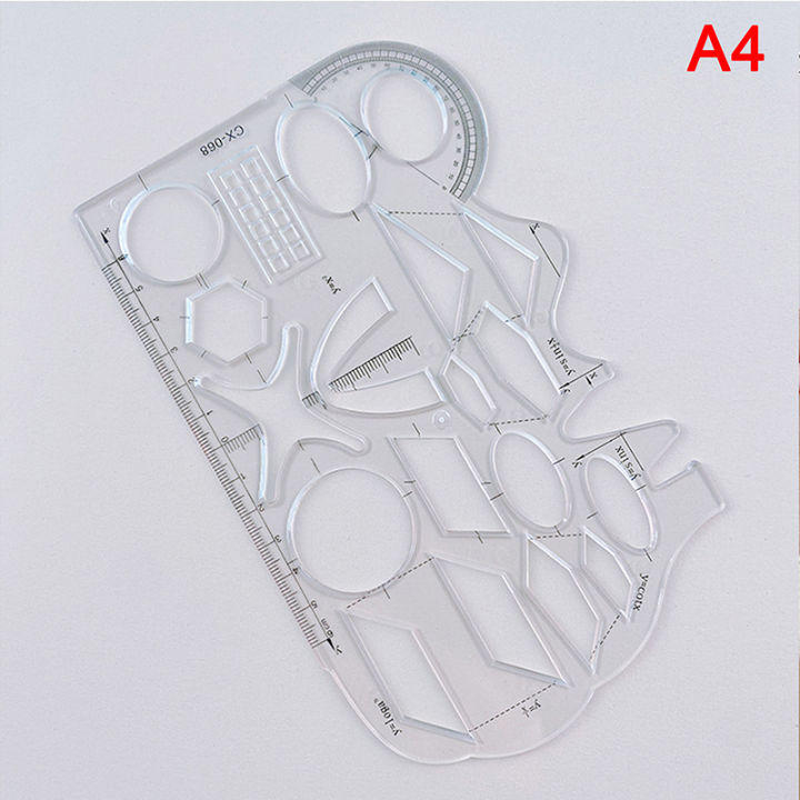 Angle Geometric Drawing Template Circle Maker Drawing Ruler ...