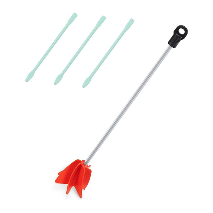 1Set Red Cement Mixer Epoxy Mixer 11.8inch Stirrer Paddle for Drills-3 ...