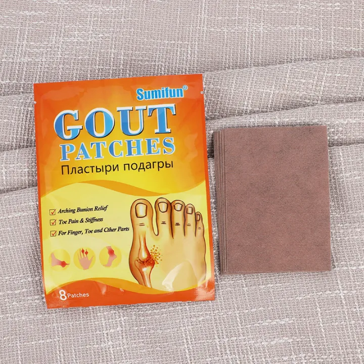 Happy day 8Pcs Gout Treatment Patch Finger Toe Bunion Pain Relief ...
