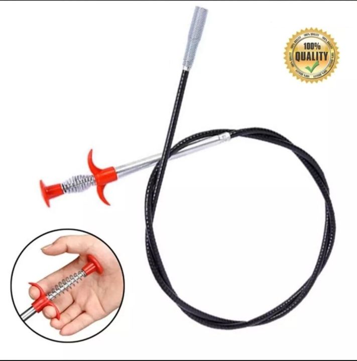 Stainless Steel Hair Catching Drain Cleaner Spring Wire Sink Cleaning ...
