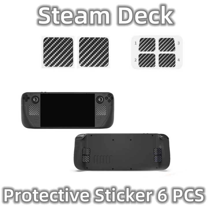 PGTECH GP-001 Steam Deck Game Host Button Protective Sticker 6 PCS Set ...