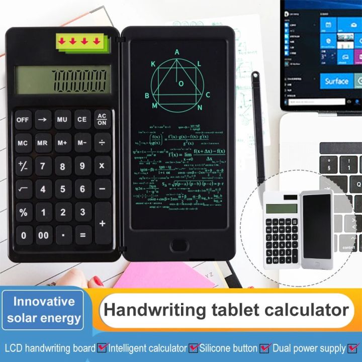 Mini Foldable Scientific Calculator 10 Digits Display LCD Writing ...