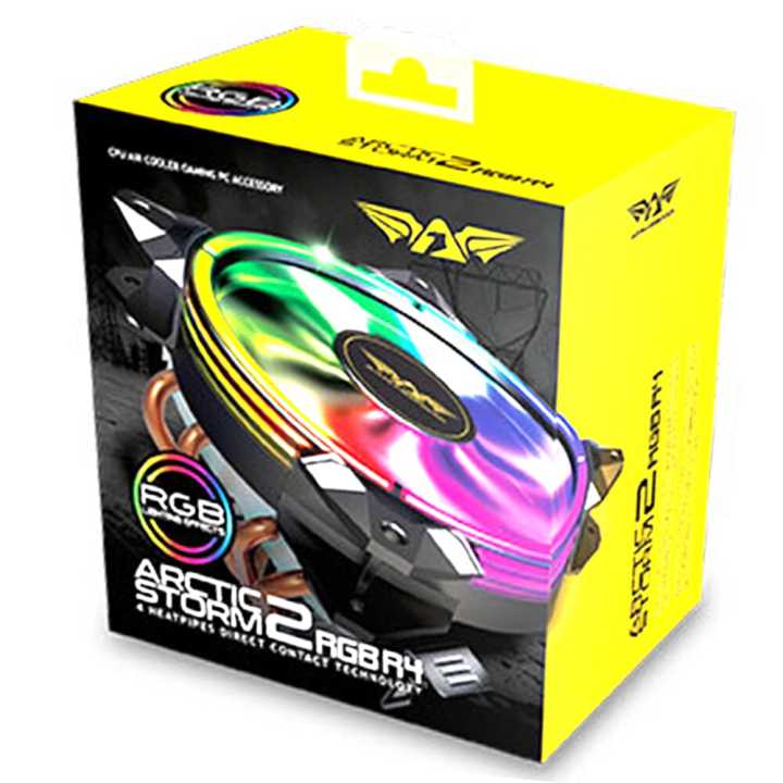 Armaggeddon Artic Storm 2 RGB R4 CPU Air Cooler [4 Direct Contact ...