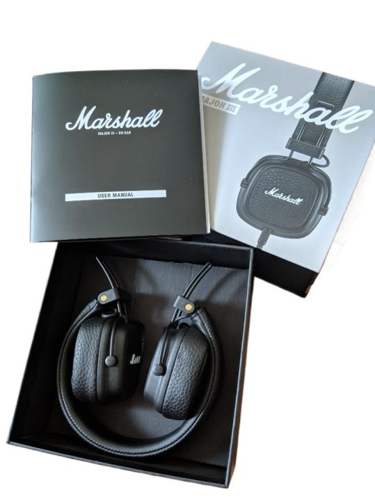 Marshall Major iii 3 Wireless/ Wired Headphones with Mic Deep Bass ...