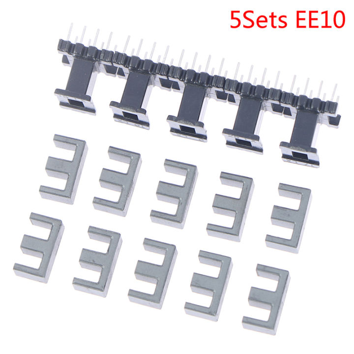 S 20 Sets EE10 Ferrite Core Transformers - 4+4 Pin For Power Supplies ...