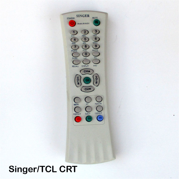 Singer Old CRT TV Remote Model-R166D1 | Daraz.lk