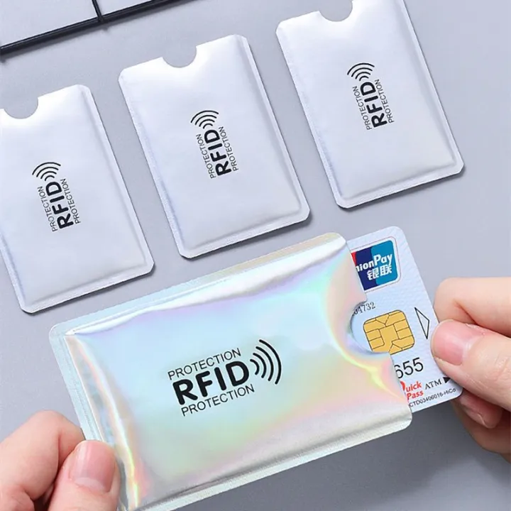 Color Rfid Credit Bank Card Sleeves Protector Aluminum Foil Card Holder ...