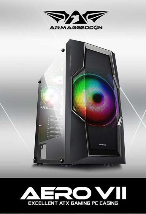 ARMAGGEDDON AERO VII ATX GAMING PC CASE | Daraz.lk