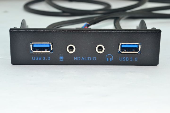 【The Timber Loft】SP 3.5" 2 Ports USB 3.0 Hub with HD Audio Output + Mic ...