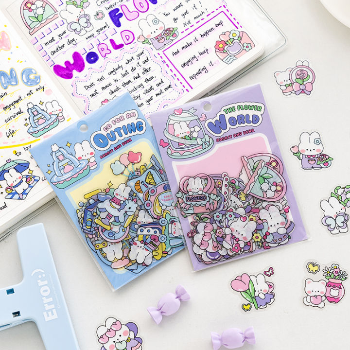 Sticker Bag So Cute Series Cartoon Cute Diary Material Diy Decorative ...