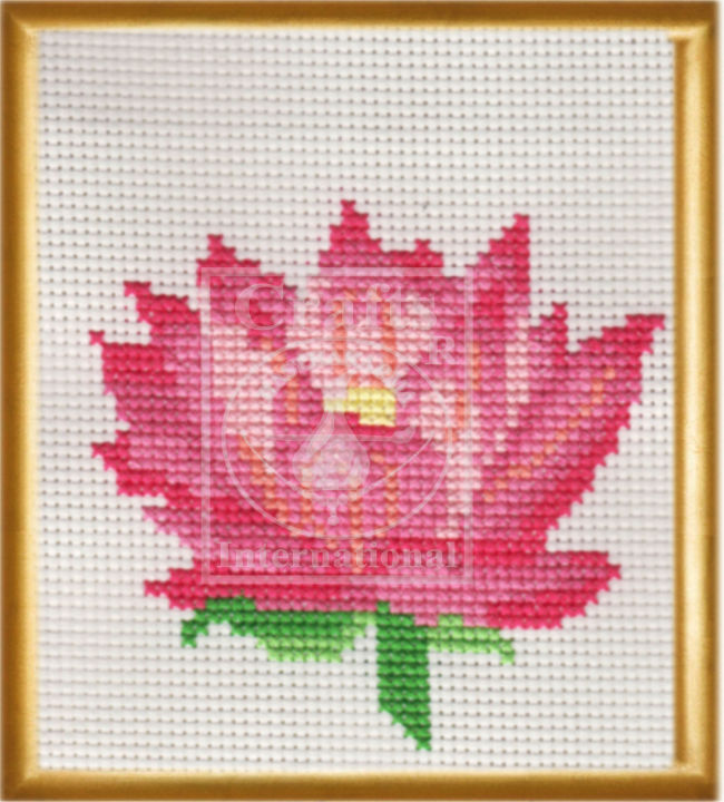 Cross stitch - Children gift packs - Lotus flower | Daraz.lk