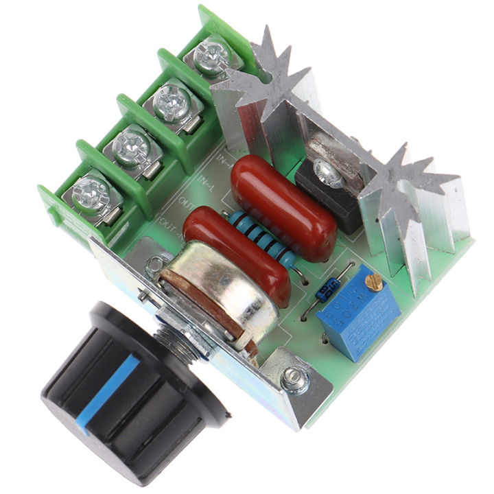 1Pc 50-220V 2000W Speed Controller Dimmers SCR Voltage Regulator ...