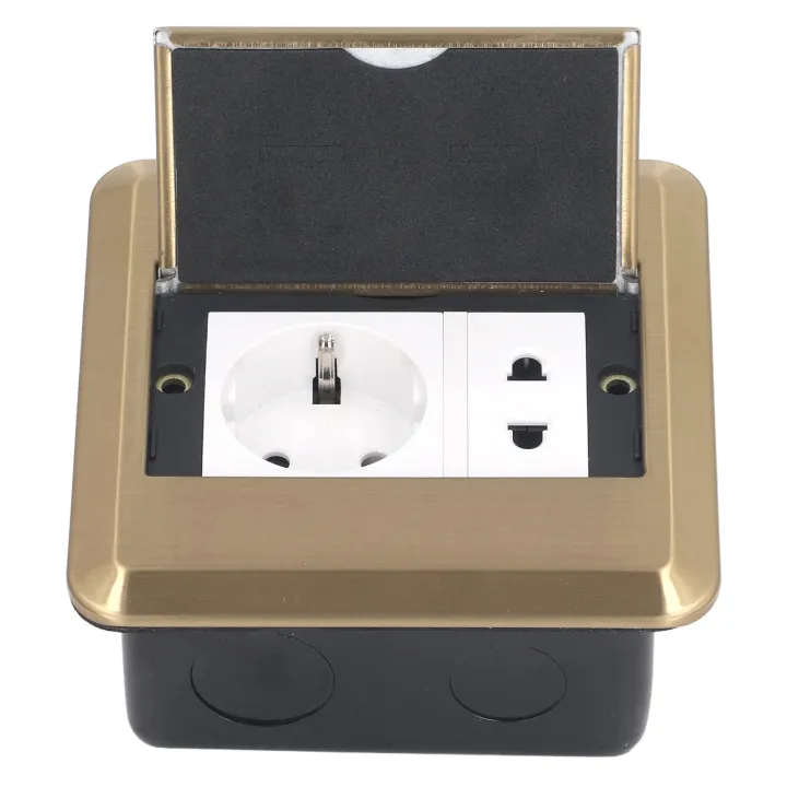 Embedded Floor Socket AC250V Wide Application PC Floor Outlet Full ...