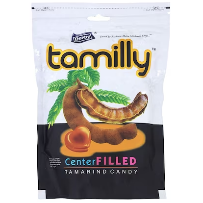 Derby Tamilly Center Filled Tamarind Candy 50Pcs Pack [175 g] | Daraz.lk