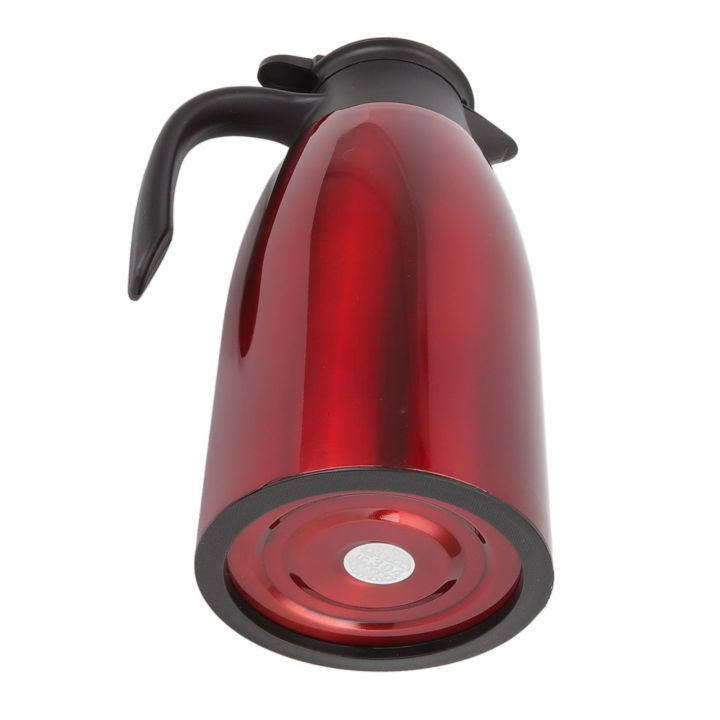 Tea Vacuum Pot 304 Stainless Steel Leakproof Lid 2L Capacity Portable ...