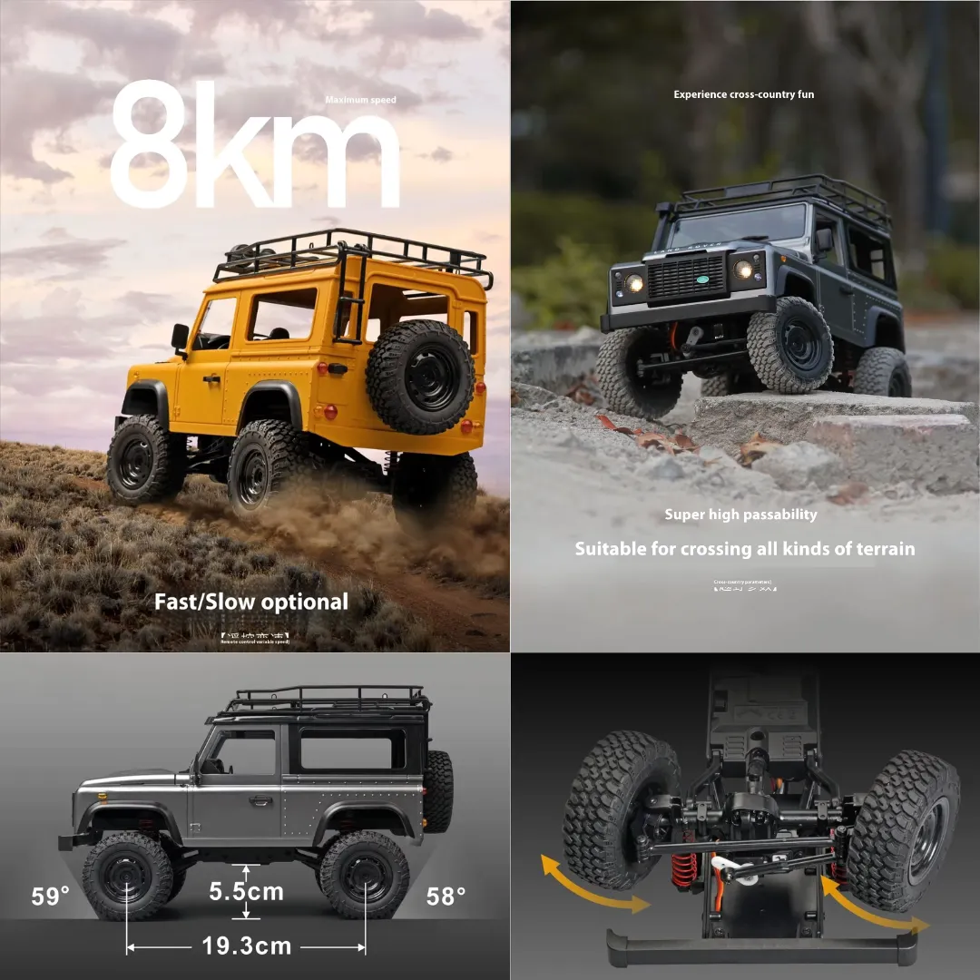 New MN99s MN98 1:12 MN Model RTR Version RC Car 2.4G 4WD RC Rock ...