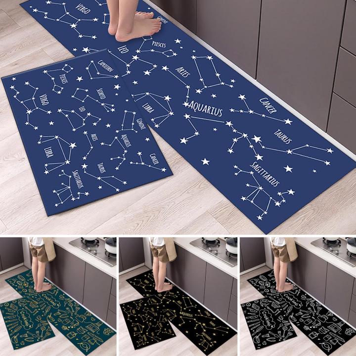 Water-absorbent Carpet Soft Absorbent Kitchen Carpet Keep Floors Clean ...