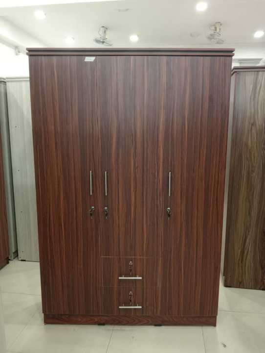 3 door, Melamine Cupboard /Almari (6x4 Fit) , Tow Loker & mirror ...