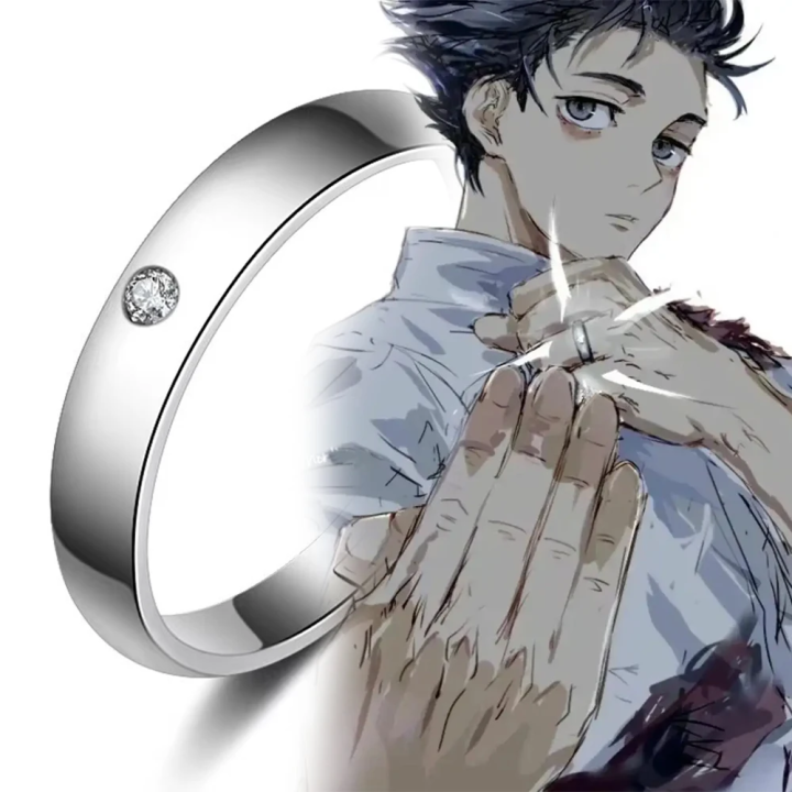 Anime Jujutsu Kaisen Yuta Okkotsu Rings Cosplay Props Men Women Couple ...