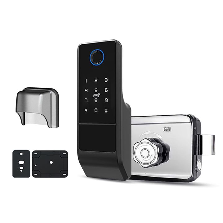 Waterproof Tuya Smart Door Lock Digital Password Double Fingerprint ...