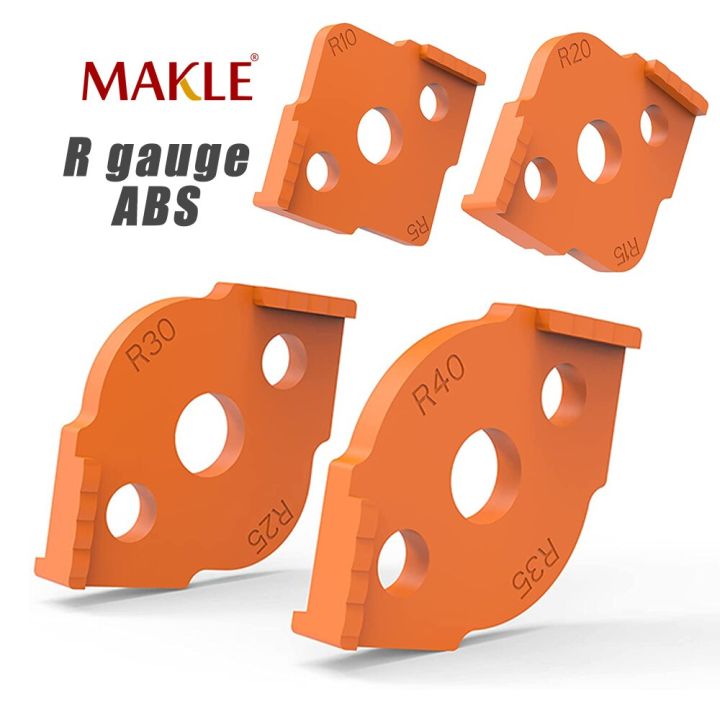 MAKLE Woodworking Router Corner Radius Templates Jig R5 to R40 Routing ...