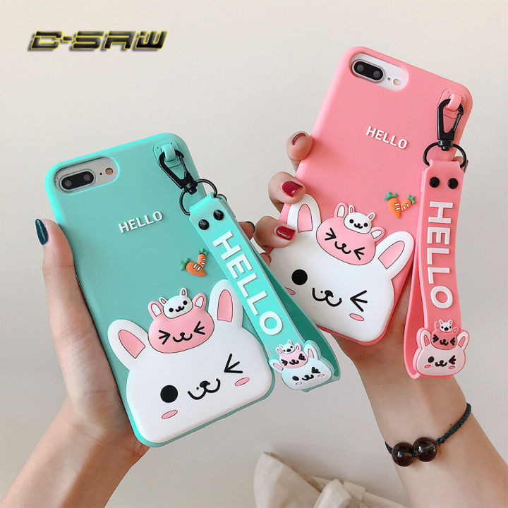 C-SAW 3D Rabbit Phone Case For Apple iPhone 11 Pro Max XS Max XR X SE ...