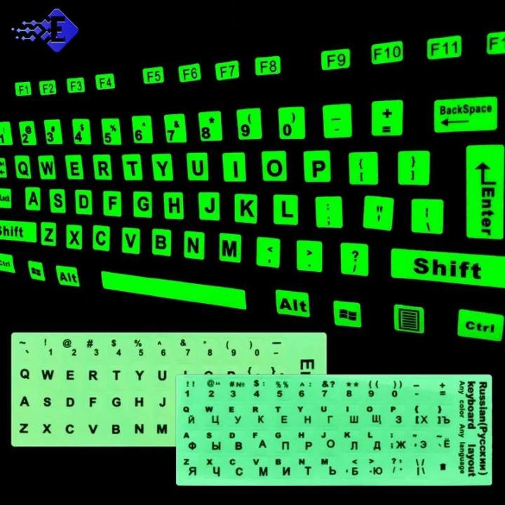 Spanish English French Luminous Keyboard For Lap Pc Desk Key Board ...