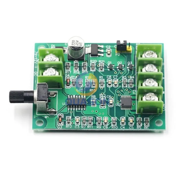 5v 12v Brushless Dc Motor Driver Controller Board With Reverse Voltage ...