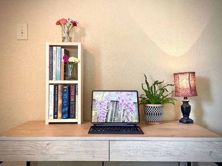 20” Small Bookshelf, Small Desk Storage Bookshelf, Modern/ Bookcase ...