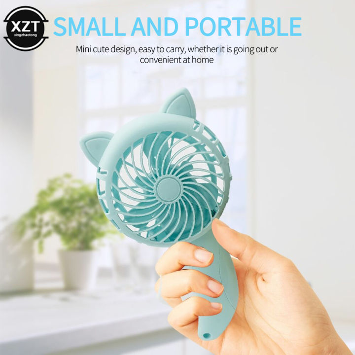 Cute Hand Held Fan Hand Pressure Fan Mini Portable Fan Without Battery ...
