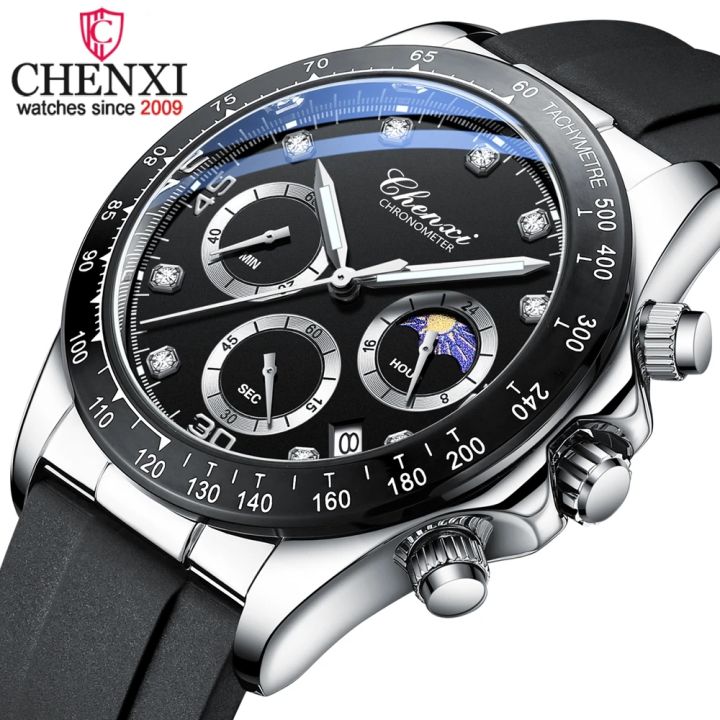 CHENXI brand fashion business luxury date quartz men's watch | Daraz.lk