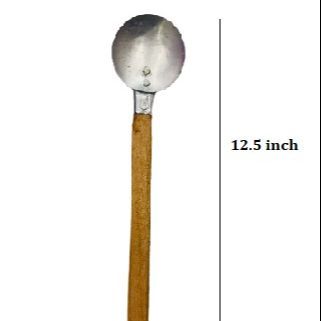 Dipper spoon wooden handle and Silver head | Daraz.lk