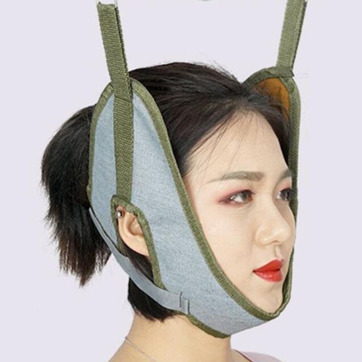 Hanging Neck Traction Kit Cushion Stretching Belts Brace Adjustable ...