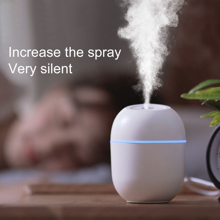 200ml Portable Humidifier Nano-atomization 2 Gear Silent Timed Shut-off ...