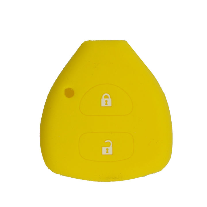 【YIYANGMAOYI111】Soft Rubber Button Key Fob Case Cover TOYOTA Corolla ...