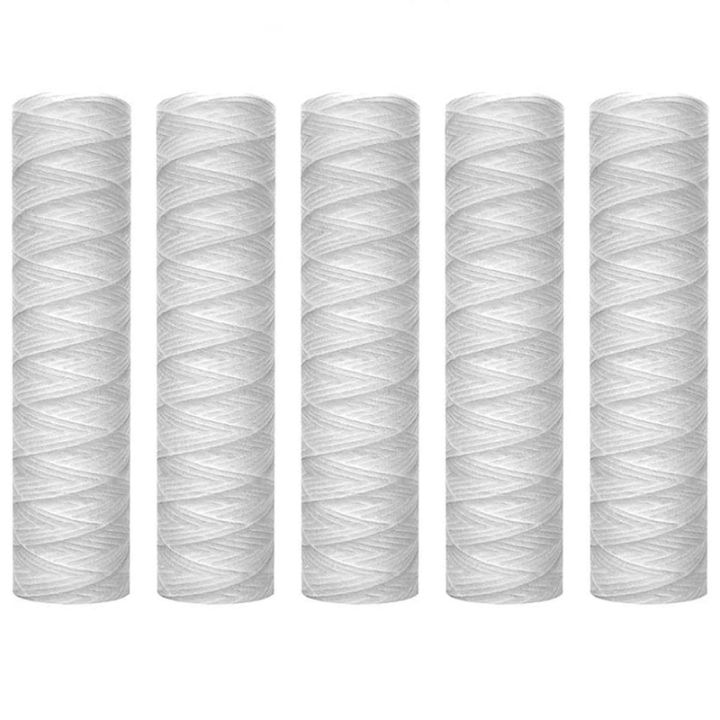 String Wound Sediment Water Filter Cartridge Whole House Sediment ...