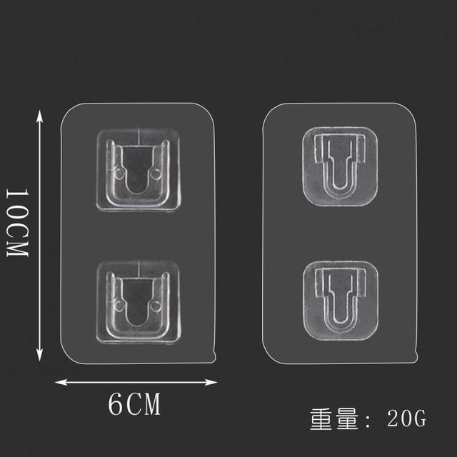 Cable Storage Plug Holder Holder Sticker Wall Adhesive Hanging Fixing ...