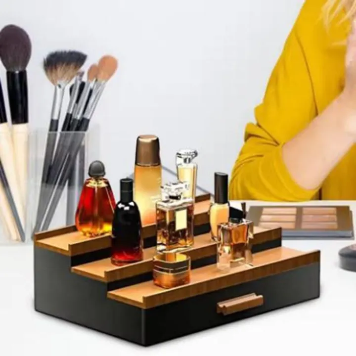 Multifunctional Stepped Type 3 Tier Cologne Display Stand Large ...